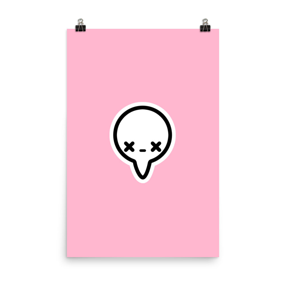 BUBBLE - PINK - Poster 24 in X 36 in – Chubble Gum Swag