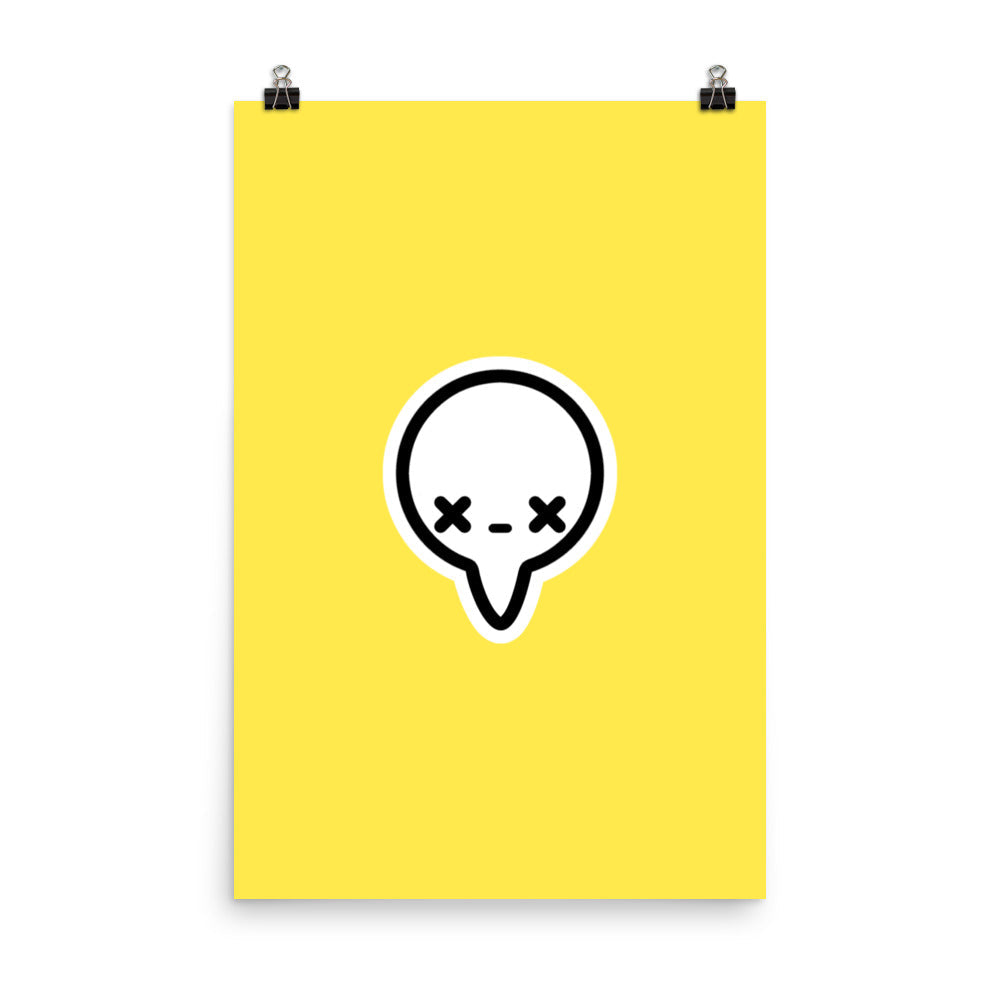 BUBBLE - YELLOW - Poster 24 in X 36 in – Chubble Gum Swag